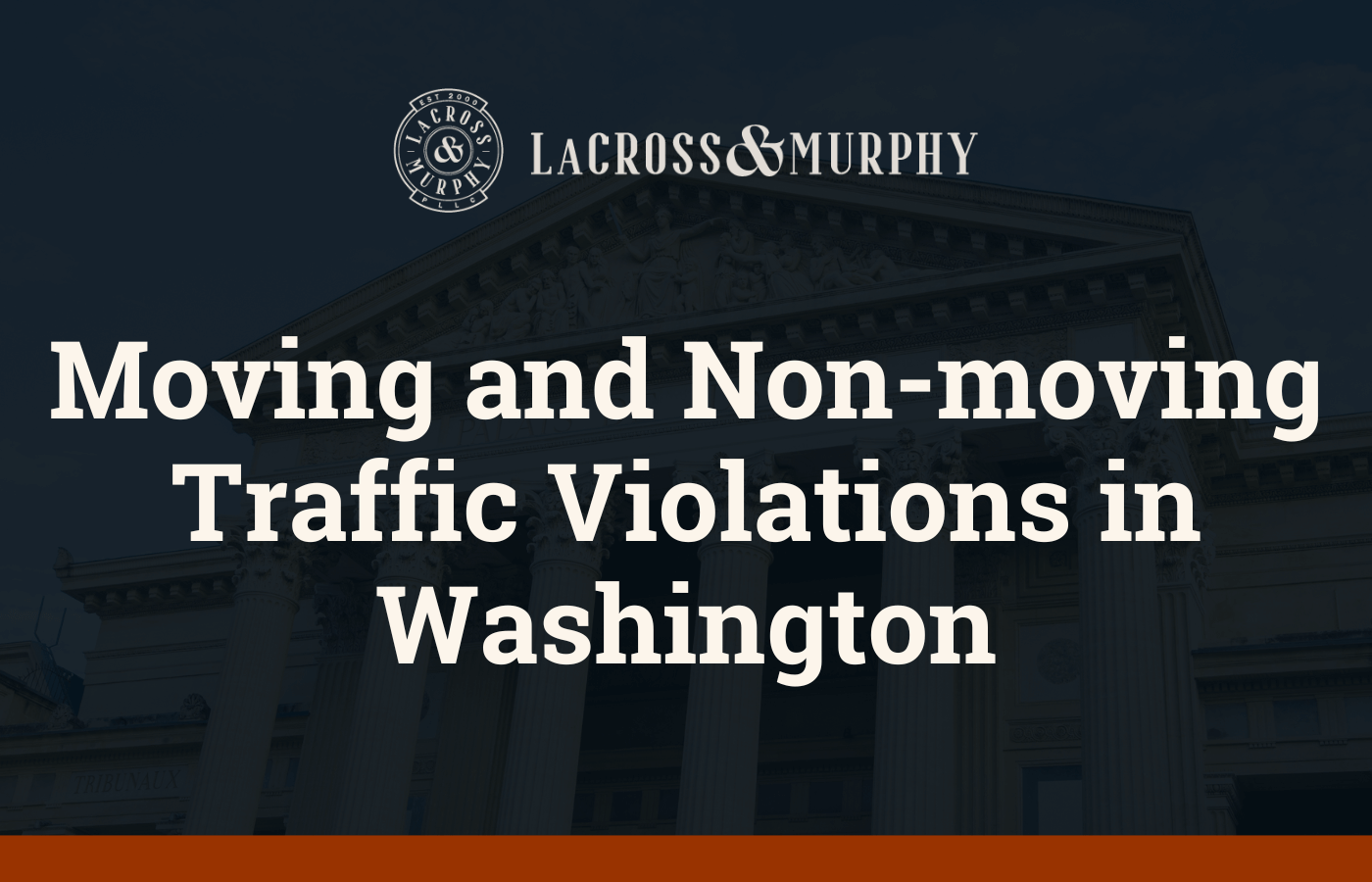 Moving and Non-moving Traffic Violations in Washington